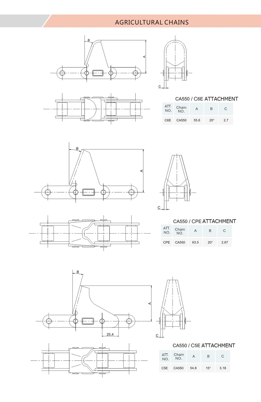 OCM MX SERIES AGRICULTURAL CHAIN