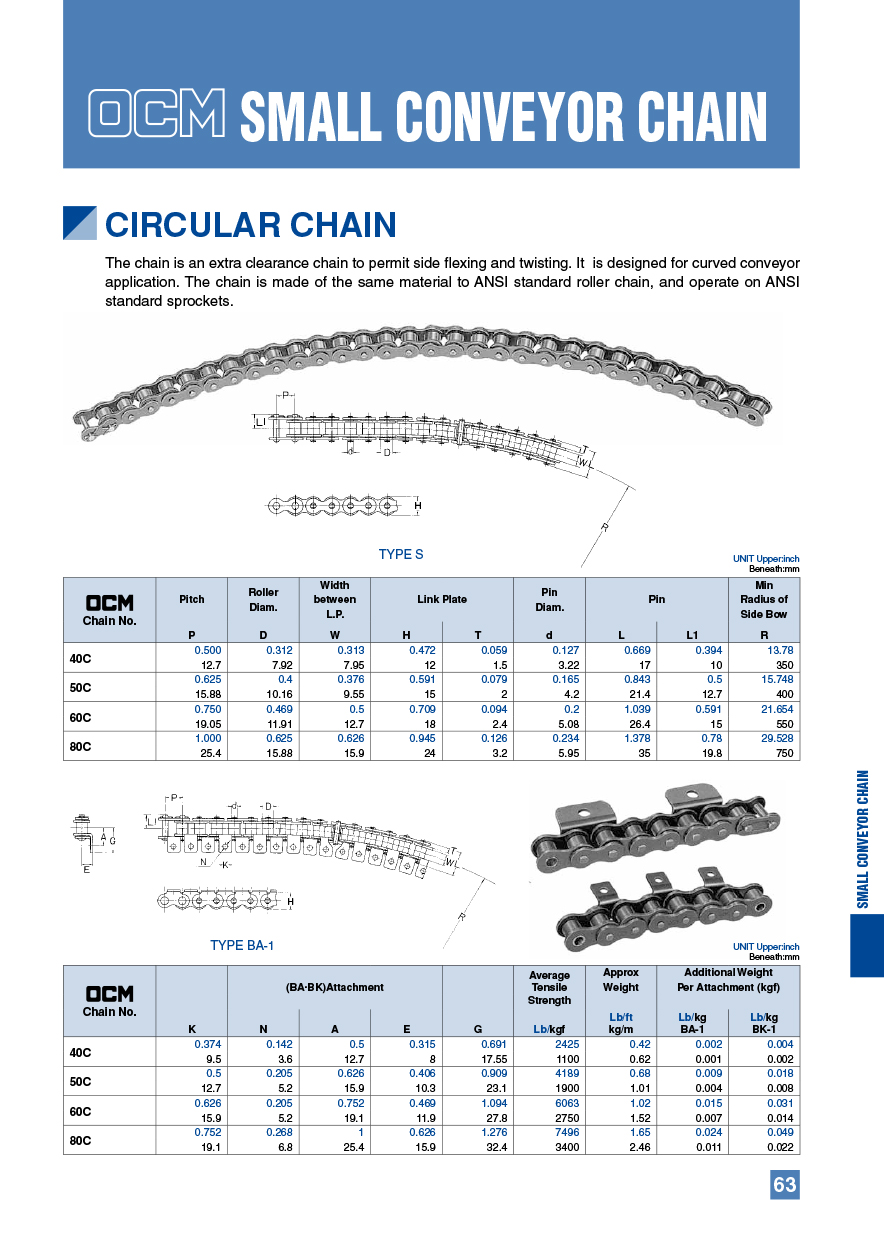 CIRCULAR・SIDE BOW CHAIN