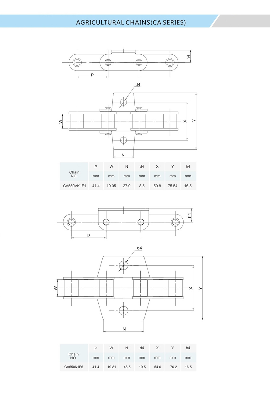 OCM MX SERIES AGRICULTURAL CHAIN