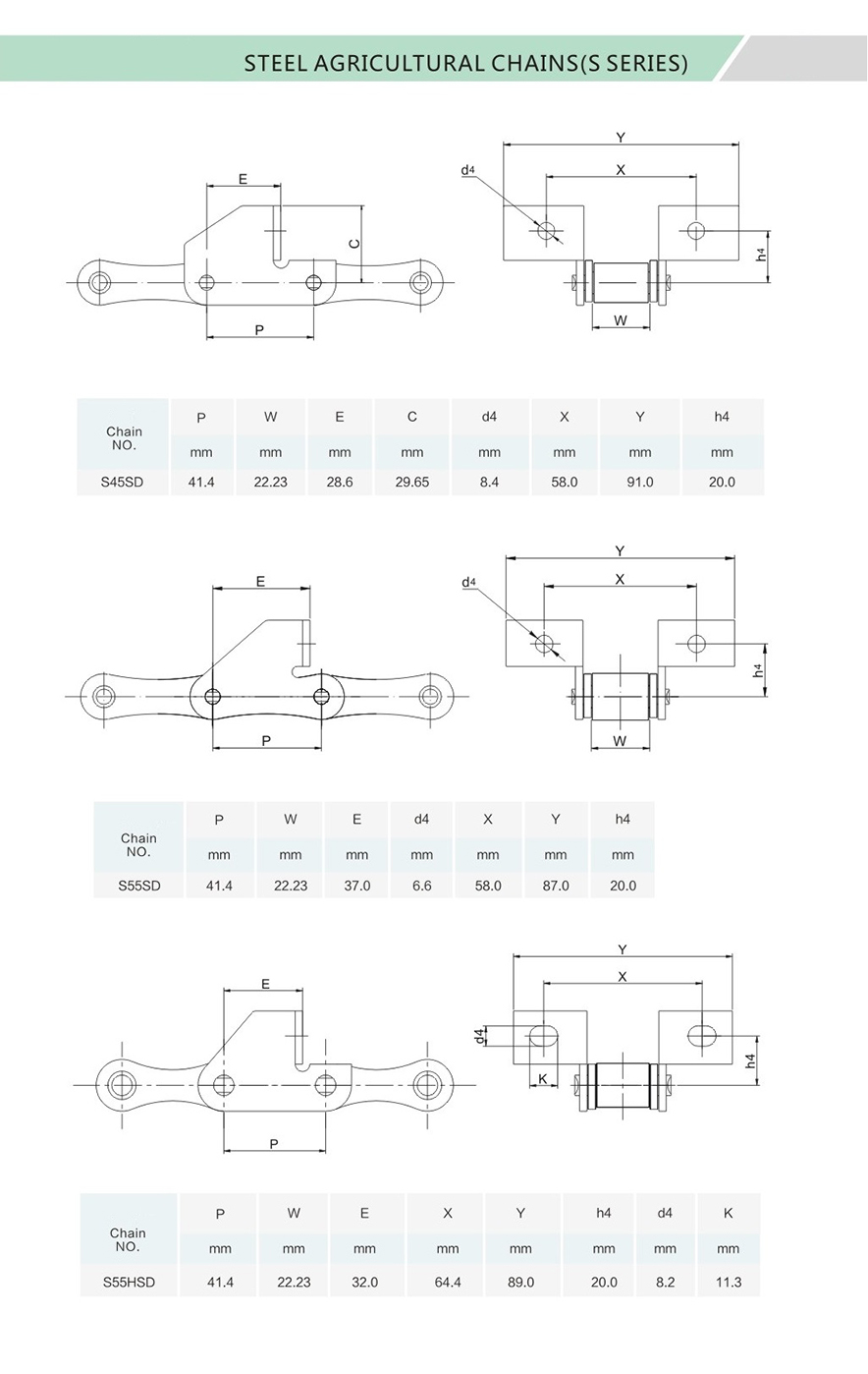 OCM MX SERIES AGRICULTURAL CHAIN