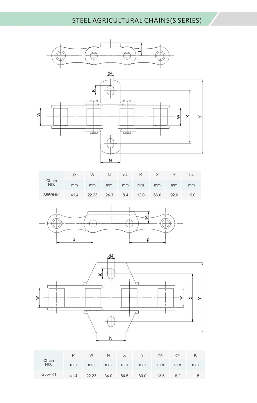 OCM MX SERIES AGRICULTURAL CHAIN