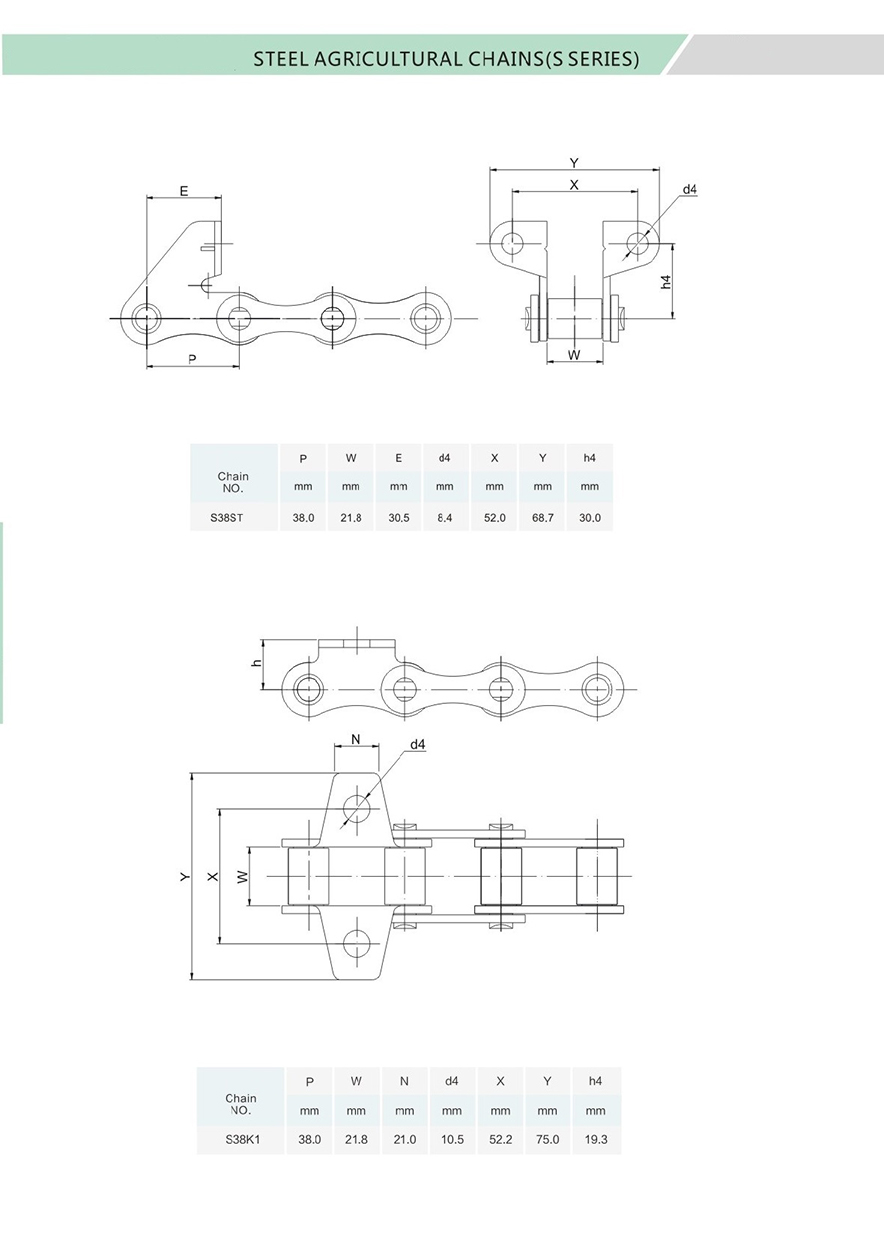 OCM MX SERIES AGRICULTURAL CHAIN